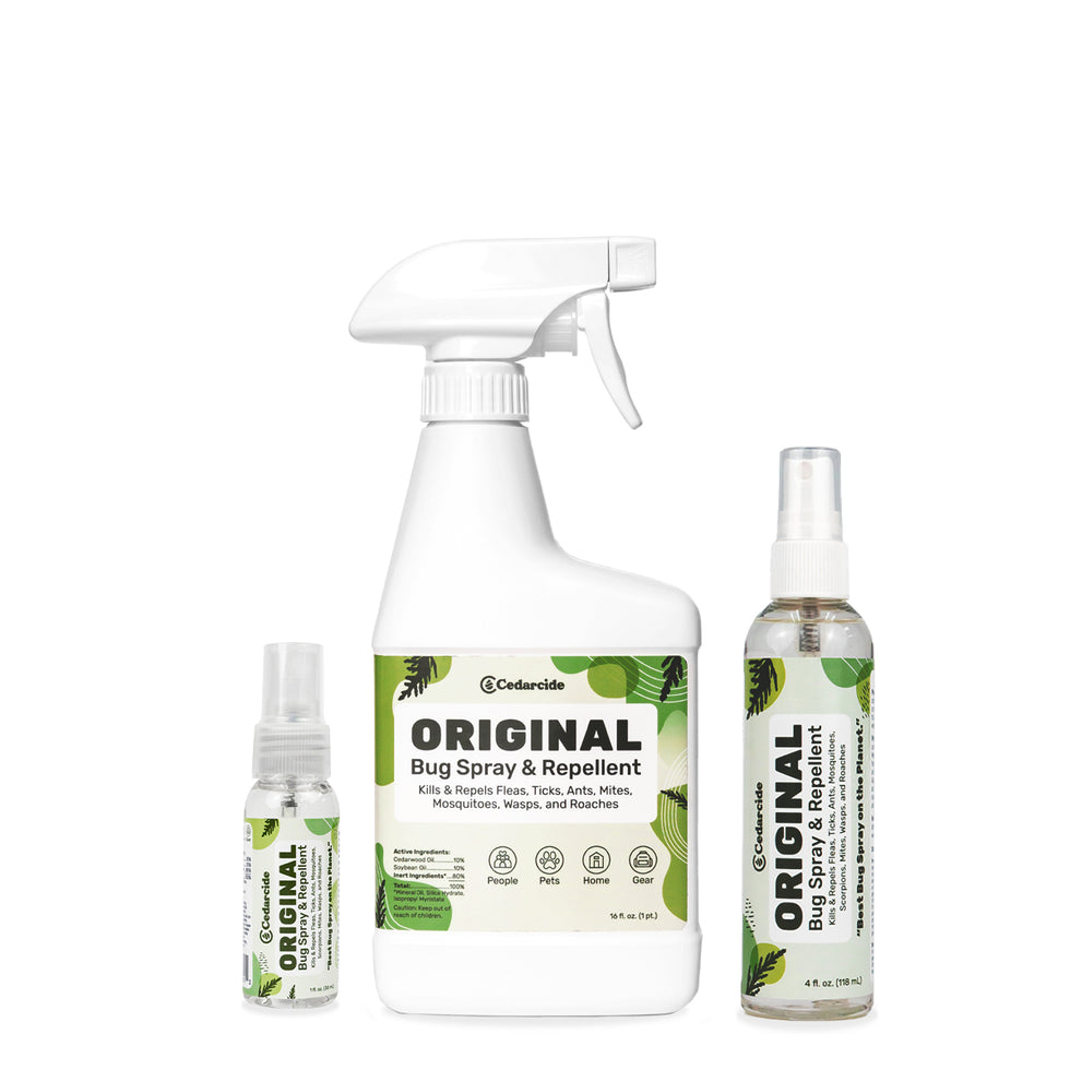 Get Rid of Bugs with our Original Bug Spray Kit | Cedarcide