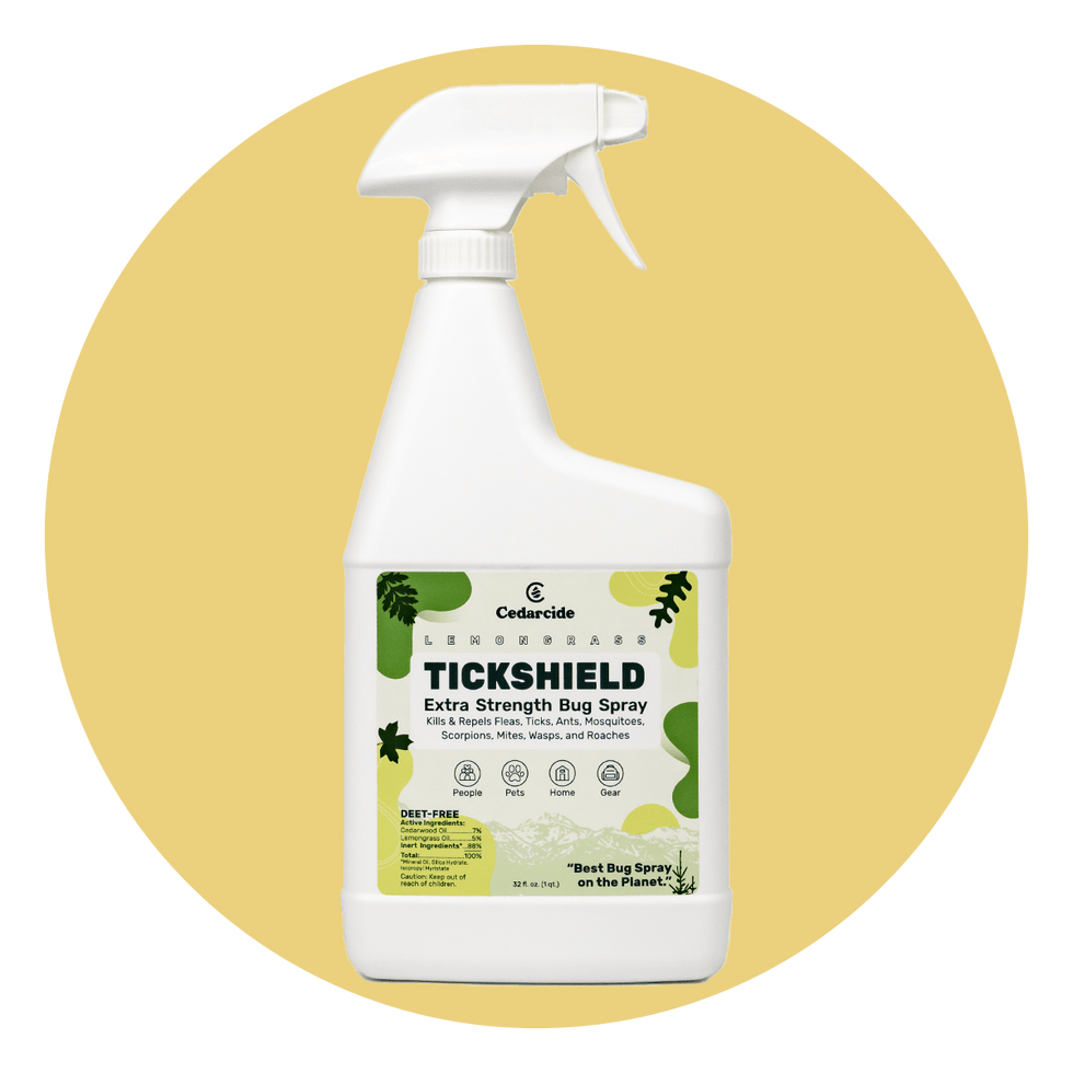 Repel Ticks with our Pet Safe Tickshield Bug Spray | Cedarcide