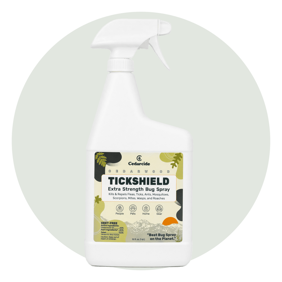 Repel Ticks with our Pet Safe Tickshield Bug Spray | Cedarcide