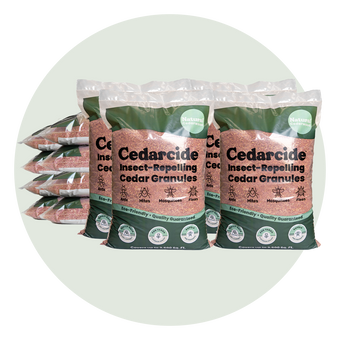 Say Goodbye to Biting Bugs with Cedar Granules | Cedarcide