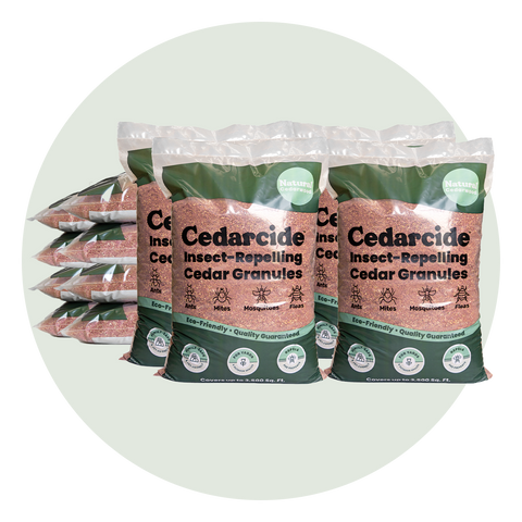 Say Goodbye to Biting Bugs with Cedar Granules | Cedarcide