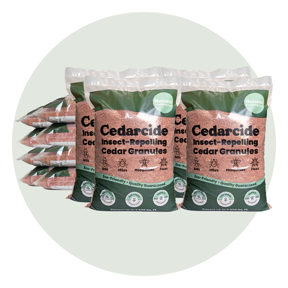 Say Goodbye to Biting Bugs with Cedar Granules | Cedarcide