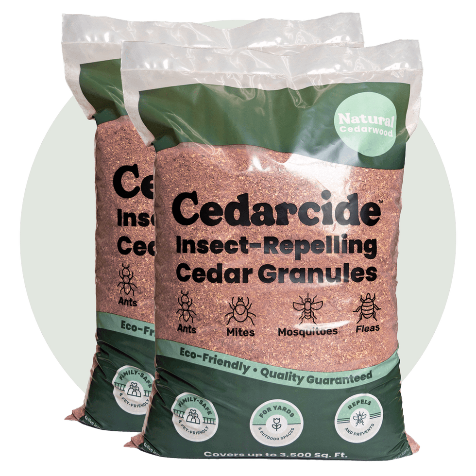Say Goodbye to Biting Bugs with Cedar Granules | Cedarcide