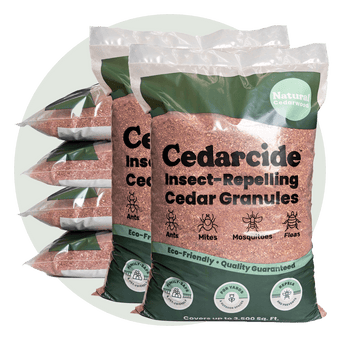 Say Goodbye to Biting Bugs with Cedar Granules | Cedarcide
