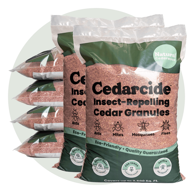 Say Goodbye to Biting Bugs with Cedar Granules | Cedarcide