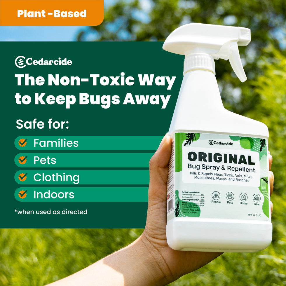 Get Rid of Bugs with our Original Bug Spray Kit | Cedarcide